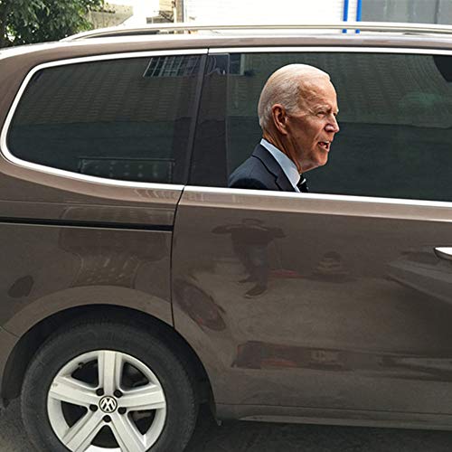 Joe Biden Car Window Sticker, Ride with Biden Car Window Decal Passenger Side Support Biden Presidential Election (Right)