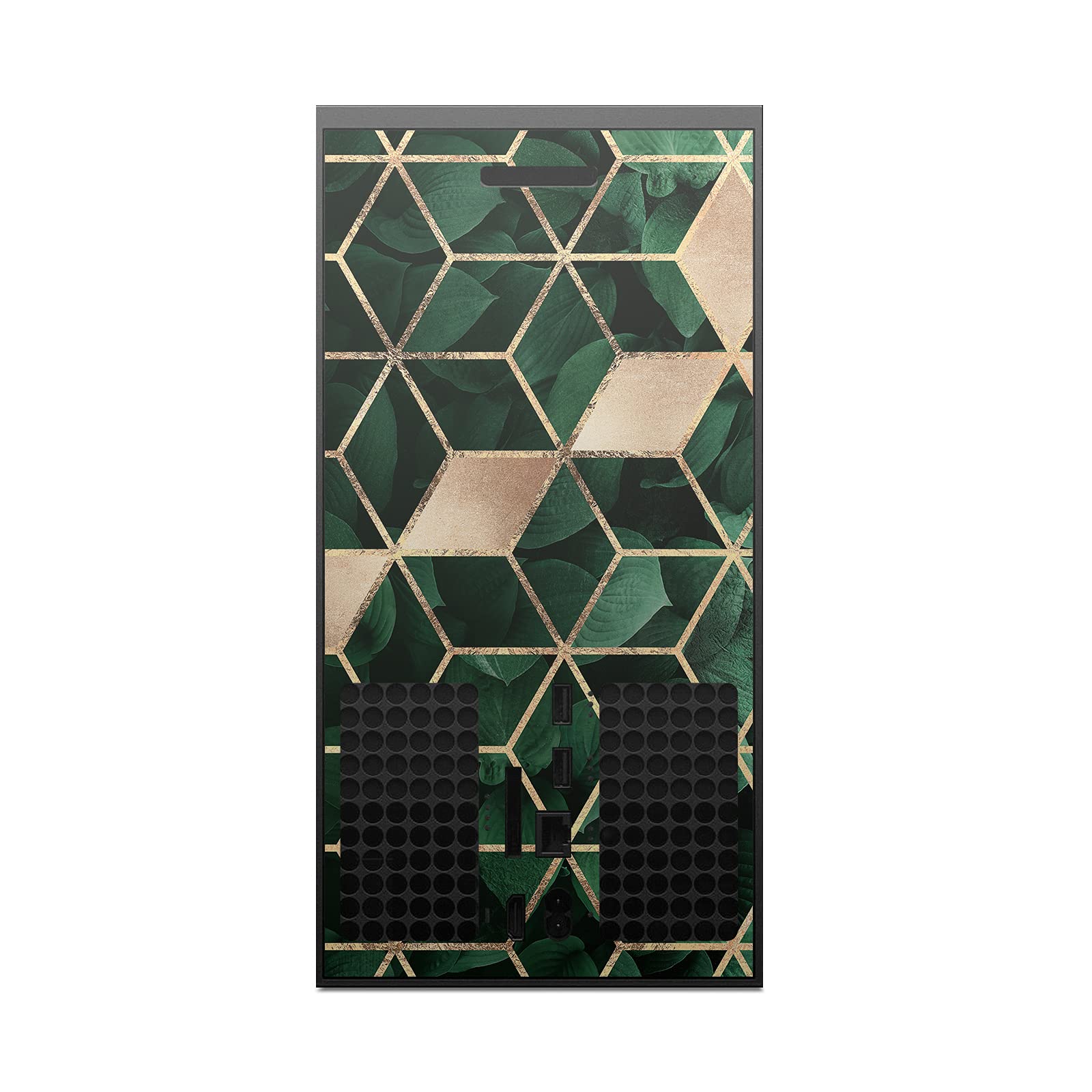 Head Case Designs Officially Licensed Elisabeth Fredriksson Leaves And Cubes Art Mix Vinyl Sticker Gaming Skin Decal Cover Compatible With Xbox Series X Console