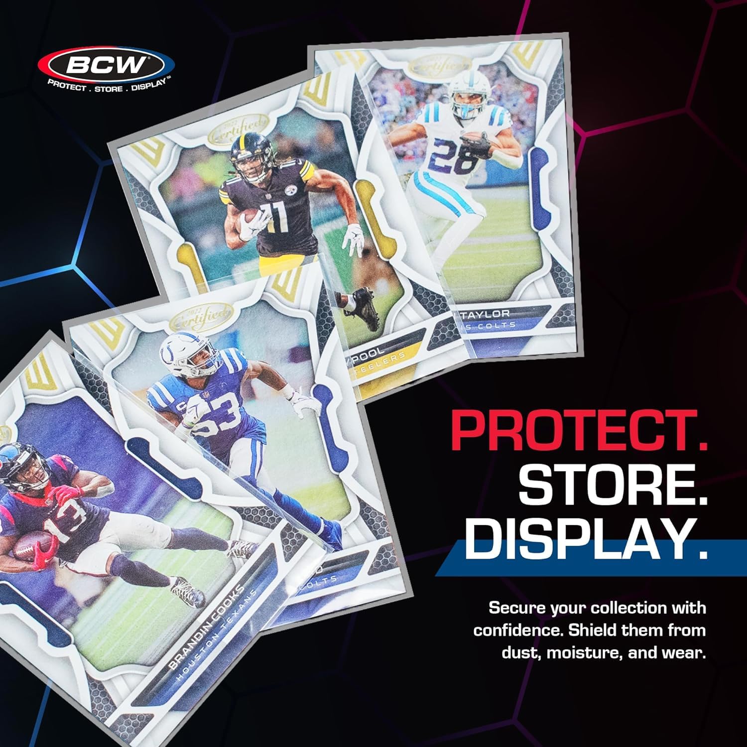 BCW 200 Card Sleeves + 200 Top Loaders for Cards Baseball Card Protectors Penny Sleeves + Toploaders (200)