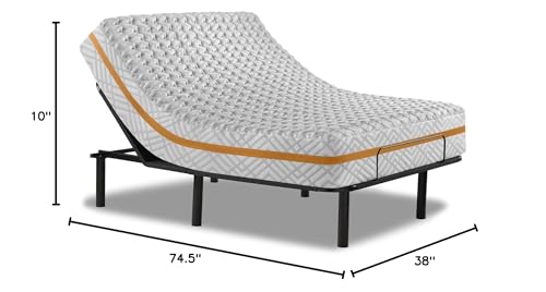 Simmons Amazon Exclusive - Premium Hybrid Memory Foam Mattress - 10 Inch, Twin Size, Individually Wrapped Coils, Cooling Foam, Quilted Cover, CertiPur-US Certified, 100-Night Trial