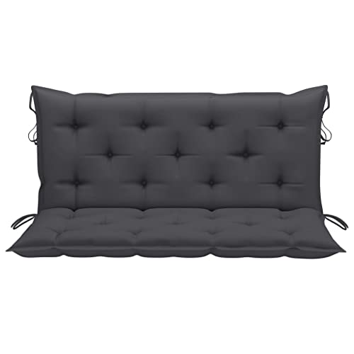 YEZIYIYFOB Patio Rocking Chair Seat Cushions Lawn Lounge Kitchen Sofa for 2 Couch Outdoor Furniture Indoor Cushion for Swing Chair Fabric Garden Seating Multi Colors/Sizes Anthracite 47.2"x19.7"