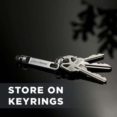 KeySmart NanoStylus β Mini Keyring Stylus Ergonomic, Portable and Precise Keychain Stylus Pen for Touch Screens