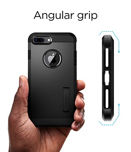 Spigen Tough Armor [2nd Generation] Designed for iPhone 8 Plus Case (2017) / Designed for iPhone 7 Plus Case (2016) - Black