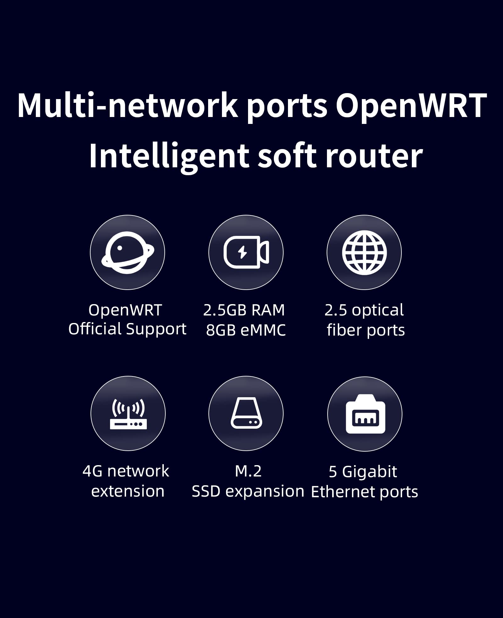 Banana Pi BPI-R3 Wi-Fi 6 OpenSource Wireless Dual-Band OpenWRT Router Board with MediaTek MT7986(Filogic 830),Support 5X GbE and 2X 2.5GbE SFP