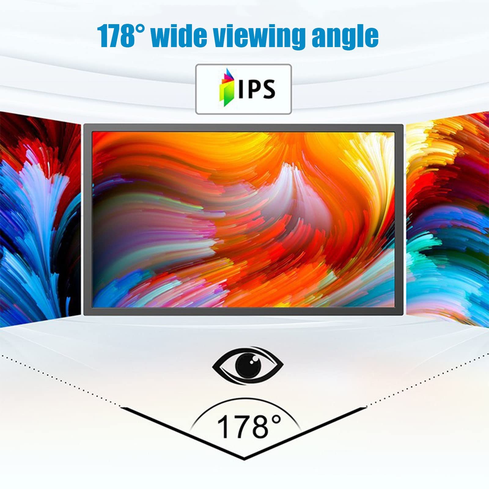 BDT 10.5 Inch Ultra-Thin Portable High-Definition Monitor Type-C/HDMI Interface Resolution 1920 * 1280 with Protective Case