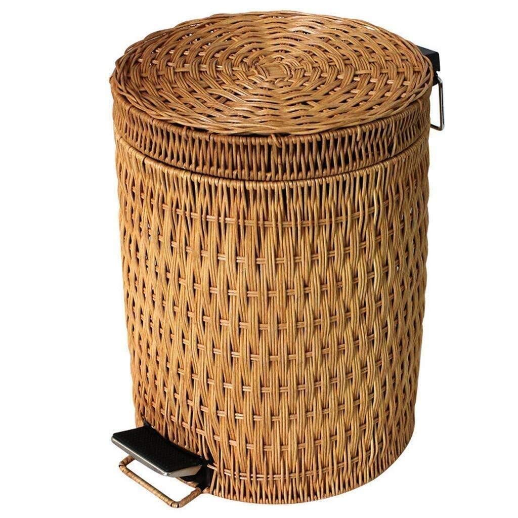 FENGRONG Garbage storage Trash Can Garbage Can Trash Can, With Lid Home Living Room Bedroom Kitchen Waste Bin Bathroom Wastebasket Universal trash can (Size : 3L/18.5 * 26CM)