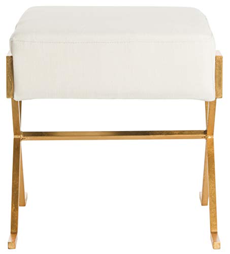 Safavieh Home Collection Luna Light Beige Greek Key Bench