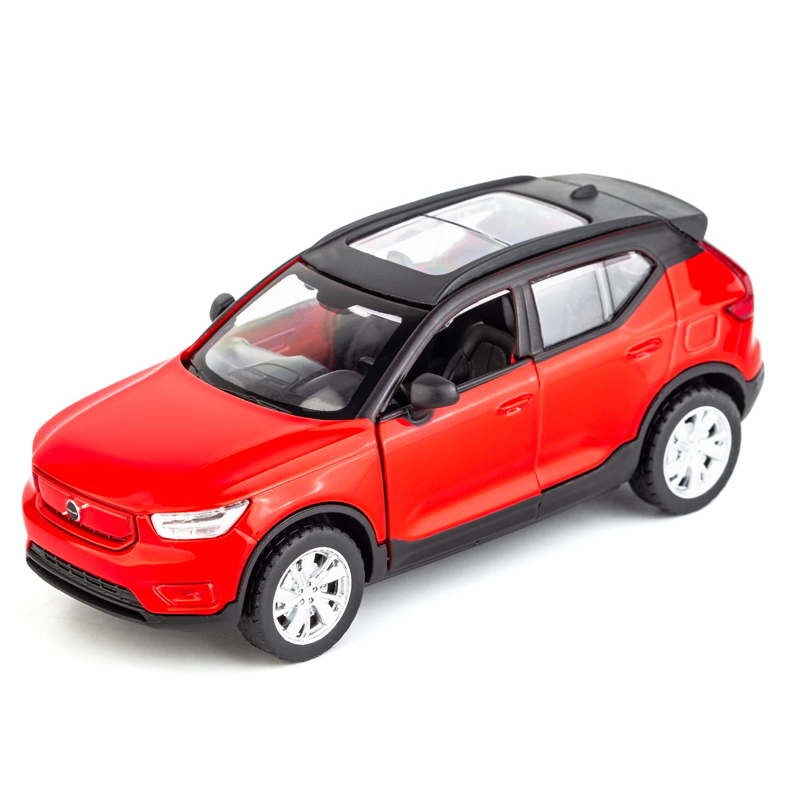 BDTCTK 1/39 Scale XC40 diecasting Car Model, Alloy Toy Car for Kids, Pull Back Vehicles for Toddlers Kids Boys Girls Gift Red