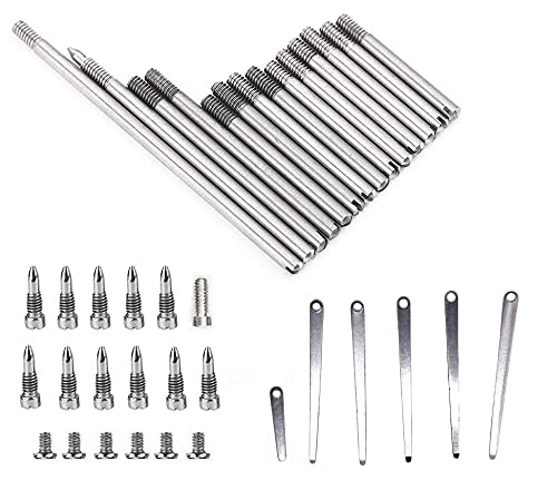 Jiayouy Clarinet Repair Tool Kit 14pcs Key Rollers + 6pcs Clarinet Springs + 21 Screws Bb Clarinet Woodwind Instrument Replacement Accessories