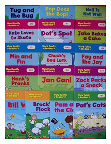 New Lot 16 Word Family Readers Phonics Learn to Read Kindergarten First Grade NEW