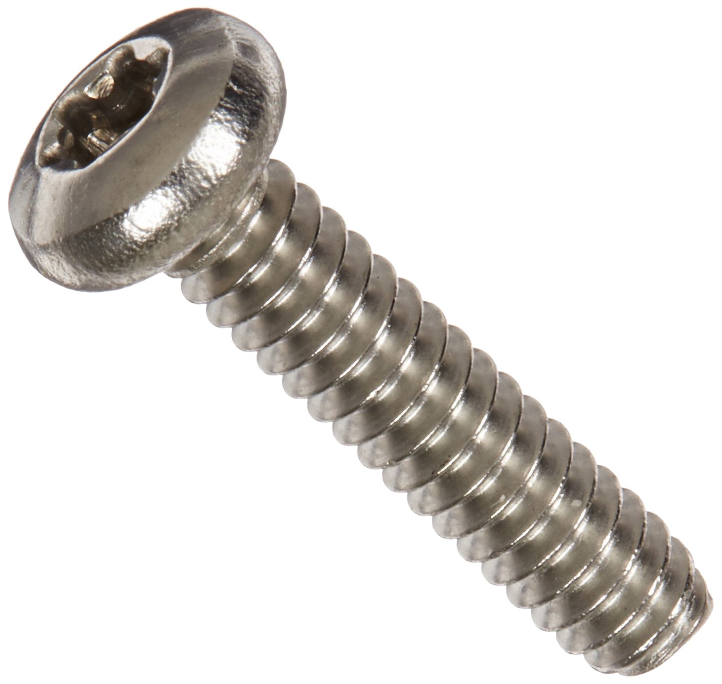 Small Parts 18-8 Stainless Steel Pan Head Machine Screw, Meets ASME B18.6.3, T25 Star Drive, #10-24 Thread Size, 3/4" Length, Fully Threaded, Imported (Pack of 25)