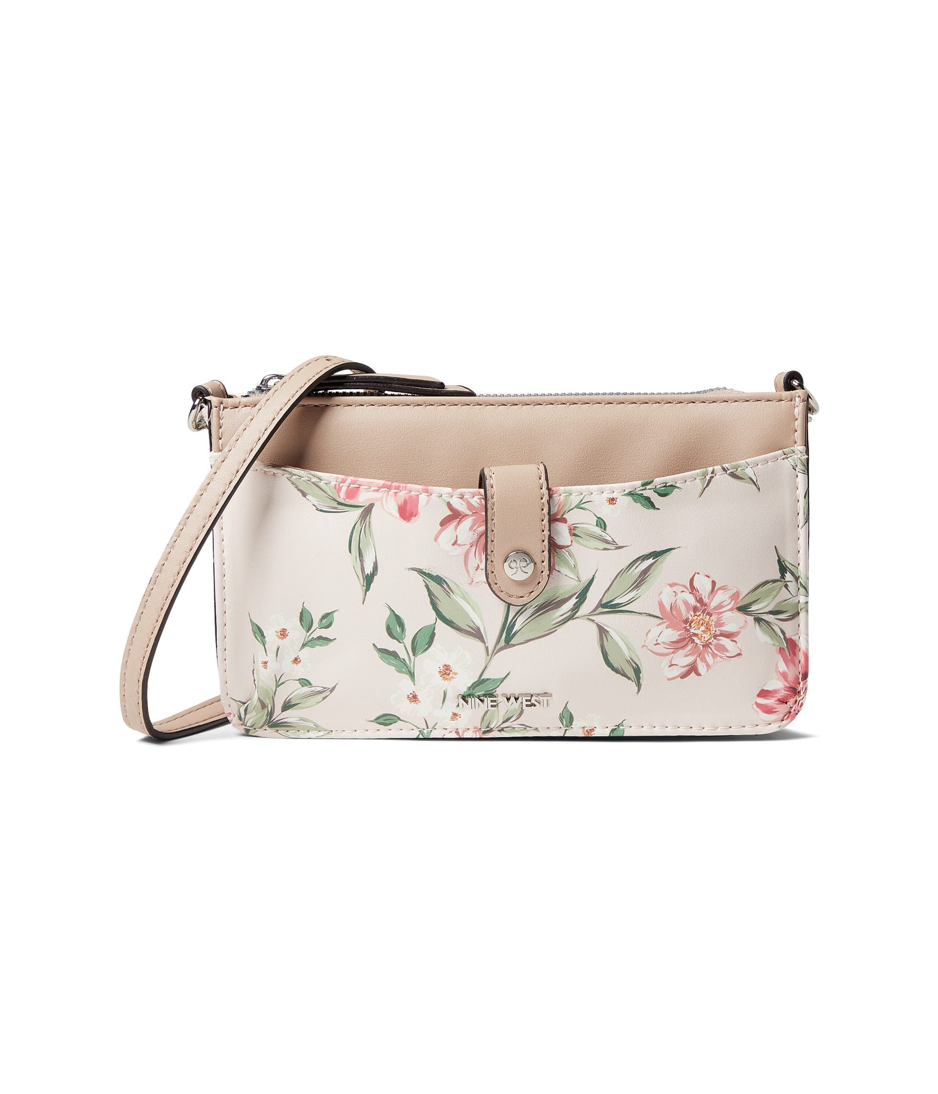 NINE WEST Calandra Mini Tech Crossbody Begonia Floral One Size