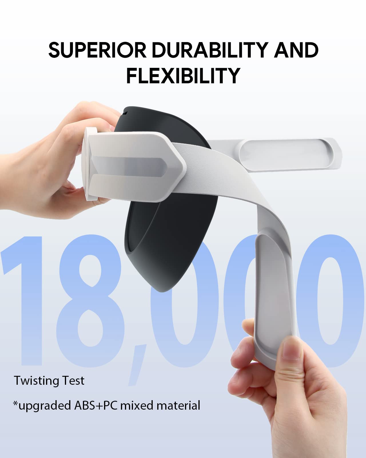 AUBIKA Head Strap for Meta/Oculus Quest 2, Replacement for Elite Strap, Enhanced Support and Comfort in VR