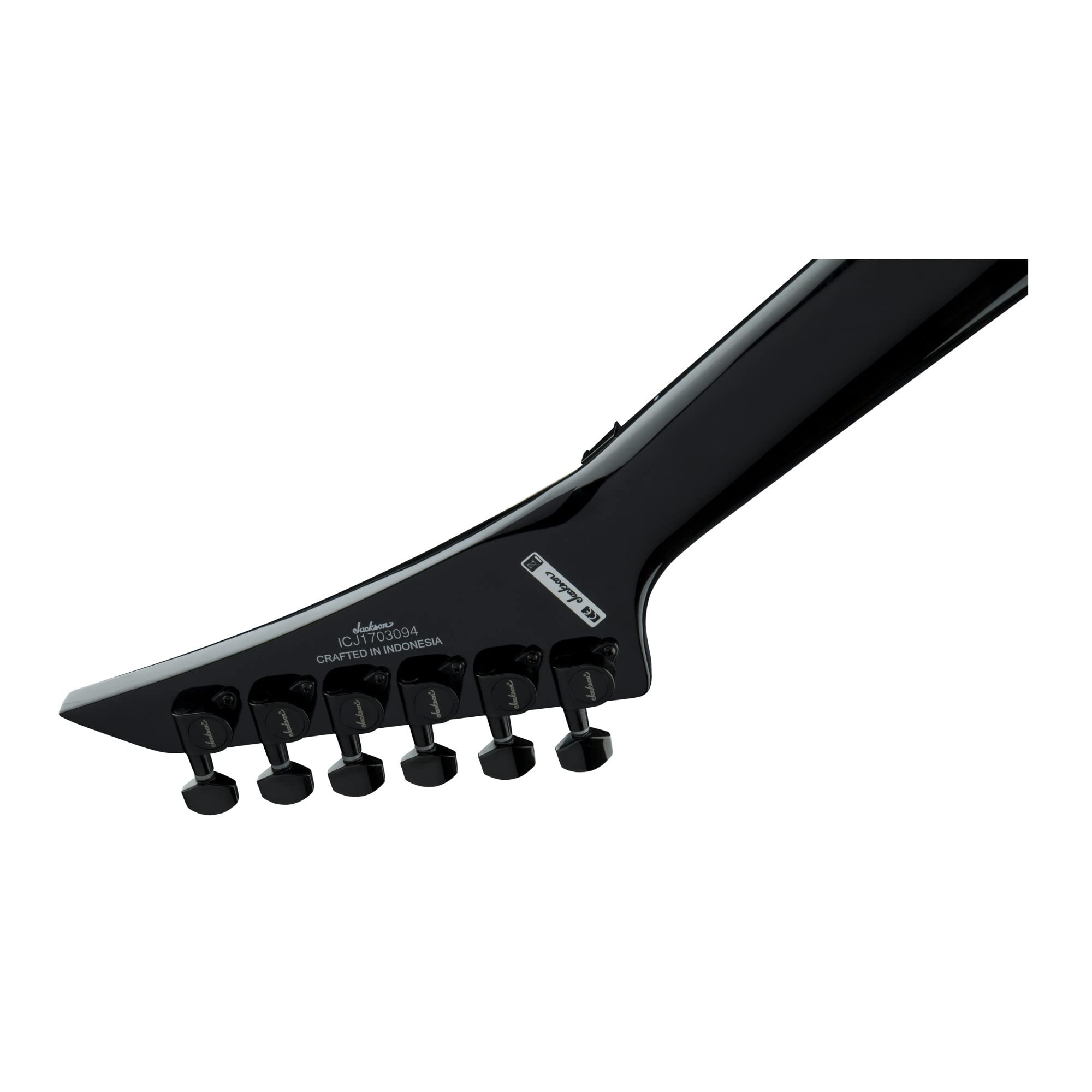 Jackson X Series Rhoads RRX24 - Black with Neon Pink Bevels