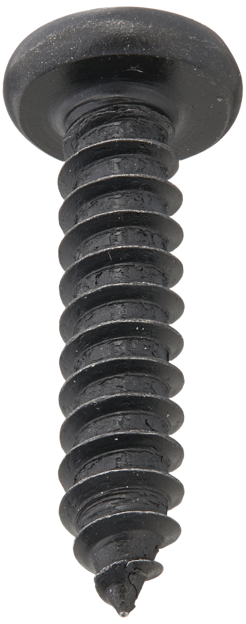 Small Parts-1216ABPPB Steel Sheet Metal Screw, Black Oxide Finish, Pan Head, Phillips Drive, Type AB, #12-14 Thread Size, 1" Length (Pack of 100)