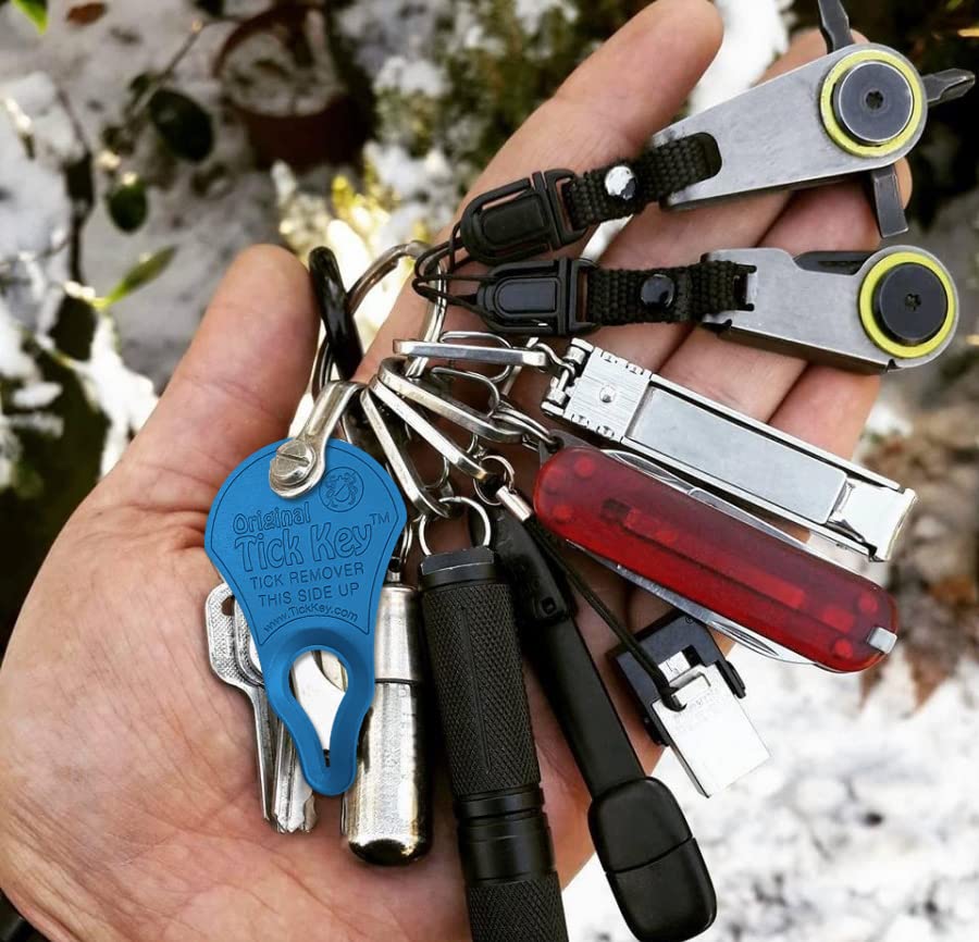The Original Tick Key -Tick Removal Device - Portable, Safe and Highly Effective Tick Removal Tool - 3 Pack (USA)