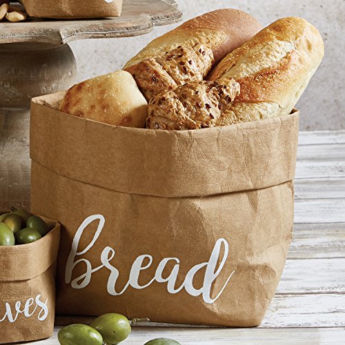 Santa Barbara Design Studio Table Sugar Washable Paper Holder, 11 x 6.37-Inches, Natural- Bread
