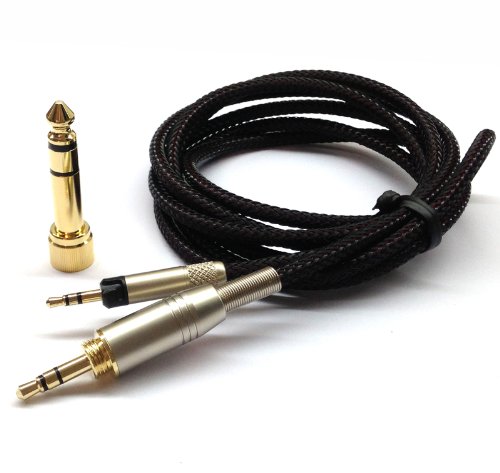 NewFantasia Replacement Audio Upgrade Cable for Sennheiser HD598 / HD558 / HD518 / HD598 Cs / HD599 / HD569 / HD579 Headphones 1.2m/4feet
