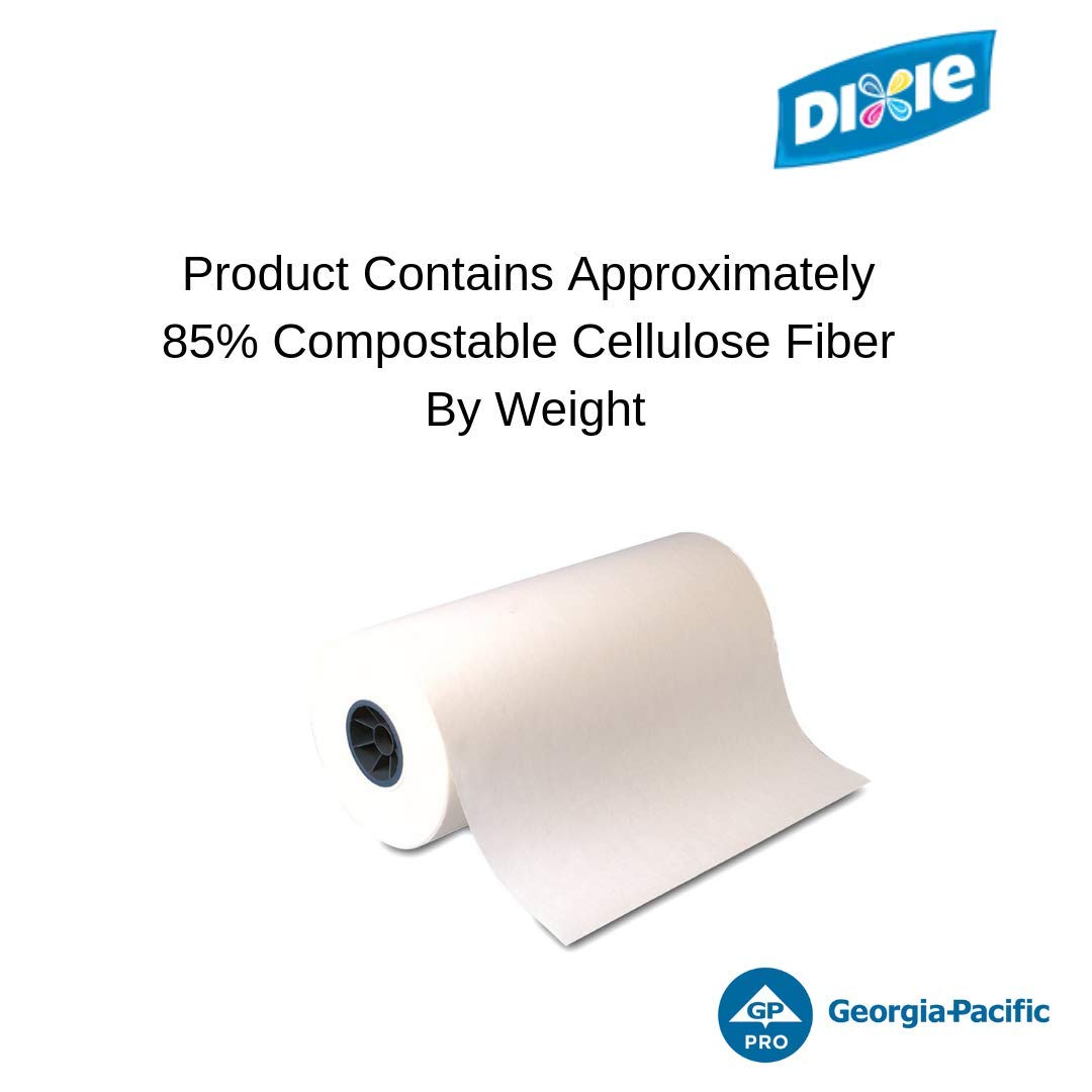 Dixie Kold-Lok Freezer Paper by GP PRO (Georgia-Pacific) White, 18" W x 1,100' L, KL18, (Case of 1 Roll)