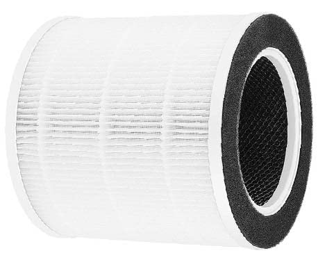 Nispira VK-6067B True HEPA Activated Carbon Filter Replacement Compatible with Vremi Air Purifier/Kokeki Air Purifier, 2 Packs