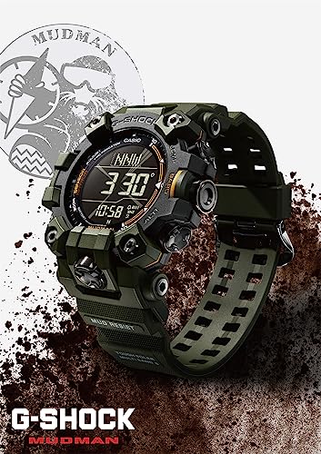 Casio GW-9500-1JF [G-Shock Master of G Series MUDMAN Triple Sensor Model] Watch Japan Import July 2023 Model