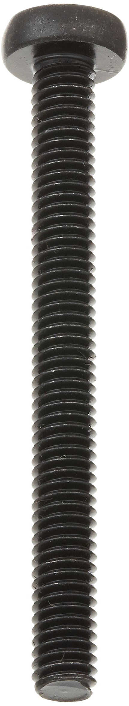 Small Parts M440D7985AB Steel Pan Head Machine Screw, Black Oxide Finish, Meets DIN 7985, #2 Phillips Drive, M4-0.7 Thread Size, 40 mm Length, Fully Threaded, Import (Pack of 100)
