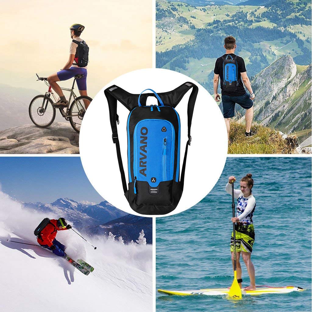Arvano Bike Backpack Small Mountain Biking Backpack Lightweight 6l Daypack - Mtb Cycling,Hiking,Skiing,Snow Bicycle,Snowboard