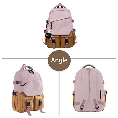 BASICPOWER Middle School Bags for Girls Boys, Lightweight College Backpack for Teens Bookbag Travel Bag