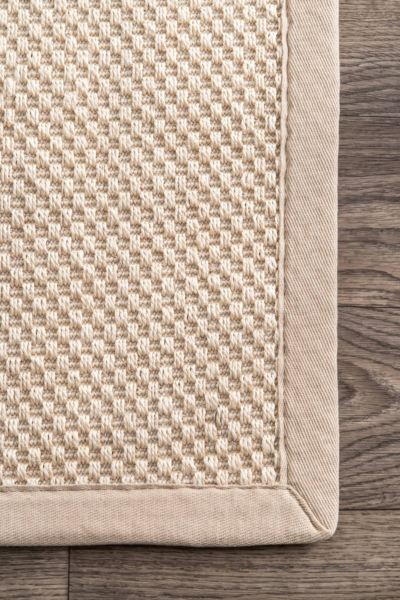 Arvin Olano Proper Sisal and Wool Area Rug, 6x9, Chino