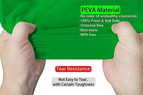 Lime Green Plastic Tablecloths 3 Pack Disposable Table Covers 84 Inches Circle Shower Party Tablecovers PEVA Vinyl Table Cloths for Round Tables up to 6 ft and Picnic BBQ Birthday Wedding Banquet