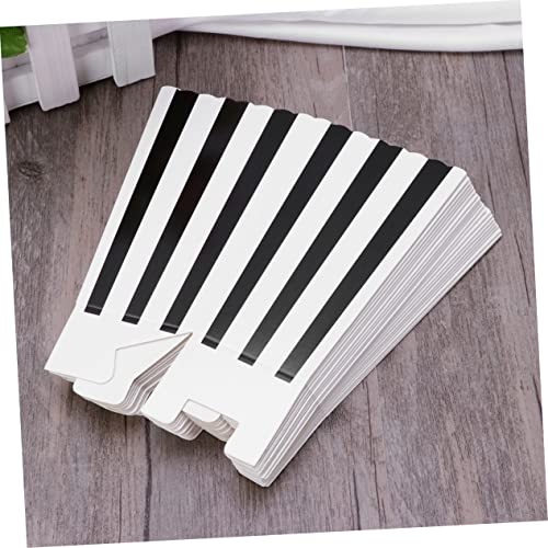 jojofuny 24pcs Popcorn Boxes Candy Containers Disposable Containers Snack Box Container Popcorn Bags Buckets Cardboard Container Popcorn Buckets Popcorn Boxes Party Bags Black Gift Box
