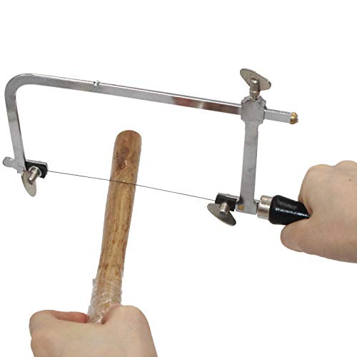 NIUPIKA Jeweler's Saw Frame Adjustable with 144 Blades Professional Jewelry Making Kit