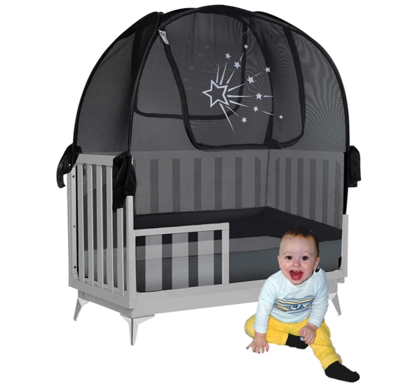 Aussie Cot Net - Baby Crib Tent to Keep Baby from Climbing Out - Toddler Proof Crib Netting Mosquito Net