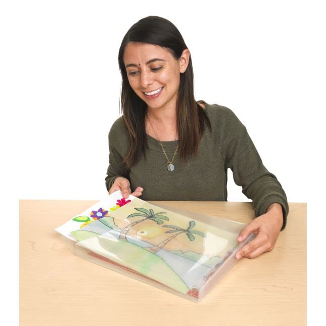 Student Take-Home Envelopes - 12 Plastic envelopes.