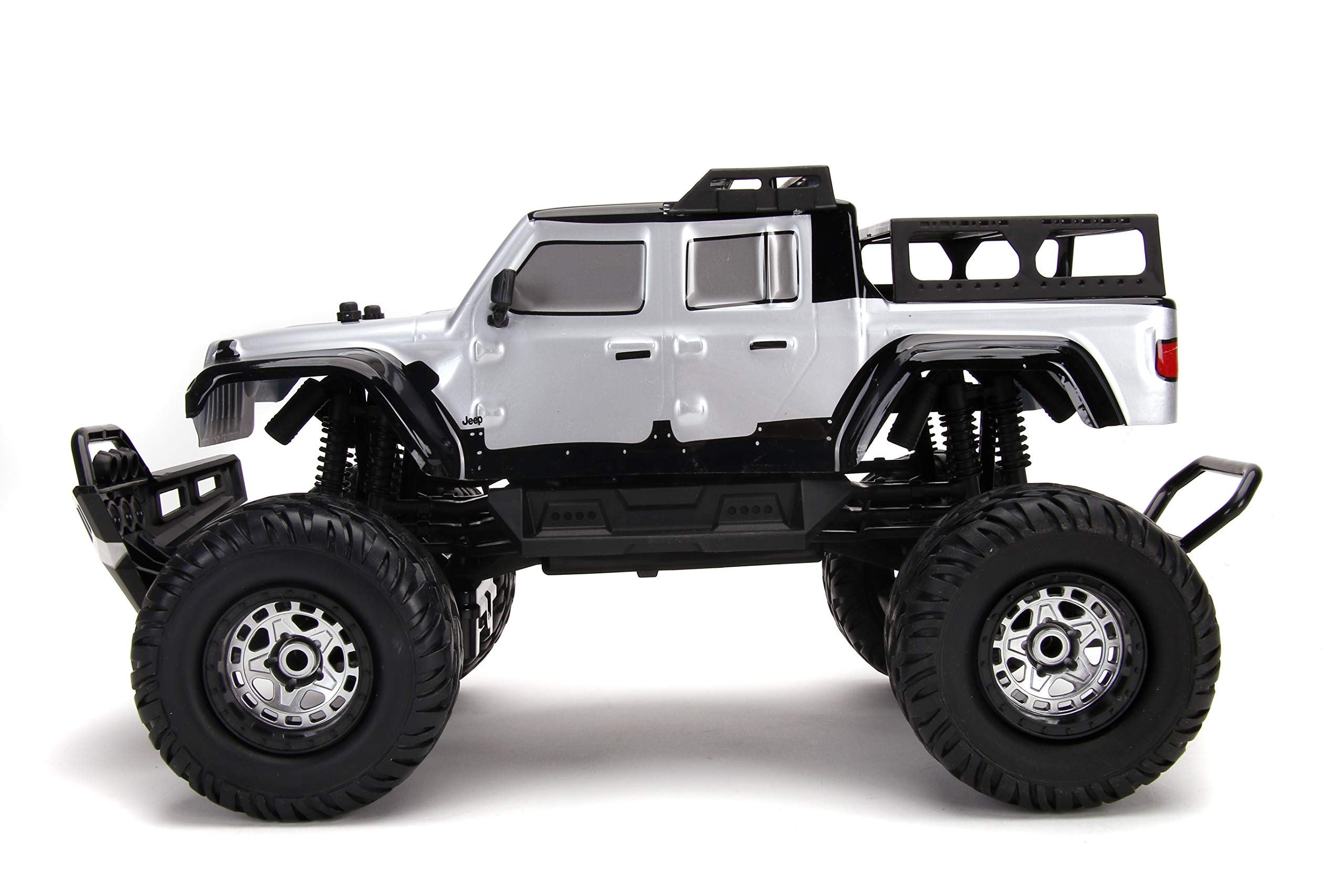 Jada Toys Fast & Furious F9 1:12 4x4 2020 Jeep Gladiator Elite RC Remote Control Car 2.4 GHz, Toys for Kids and Adults, Black