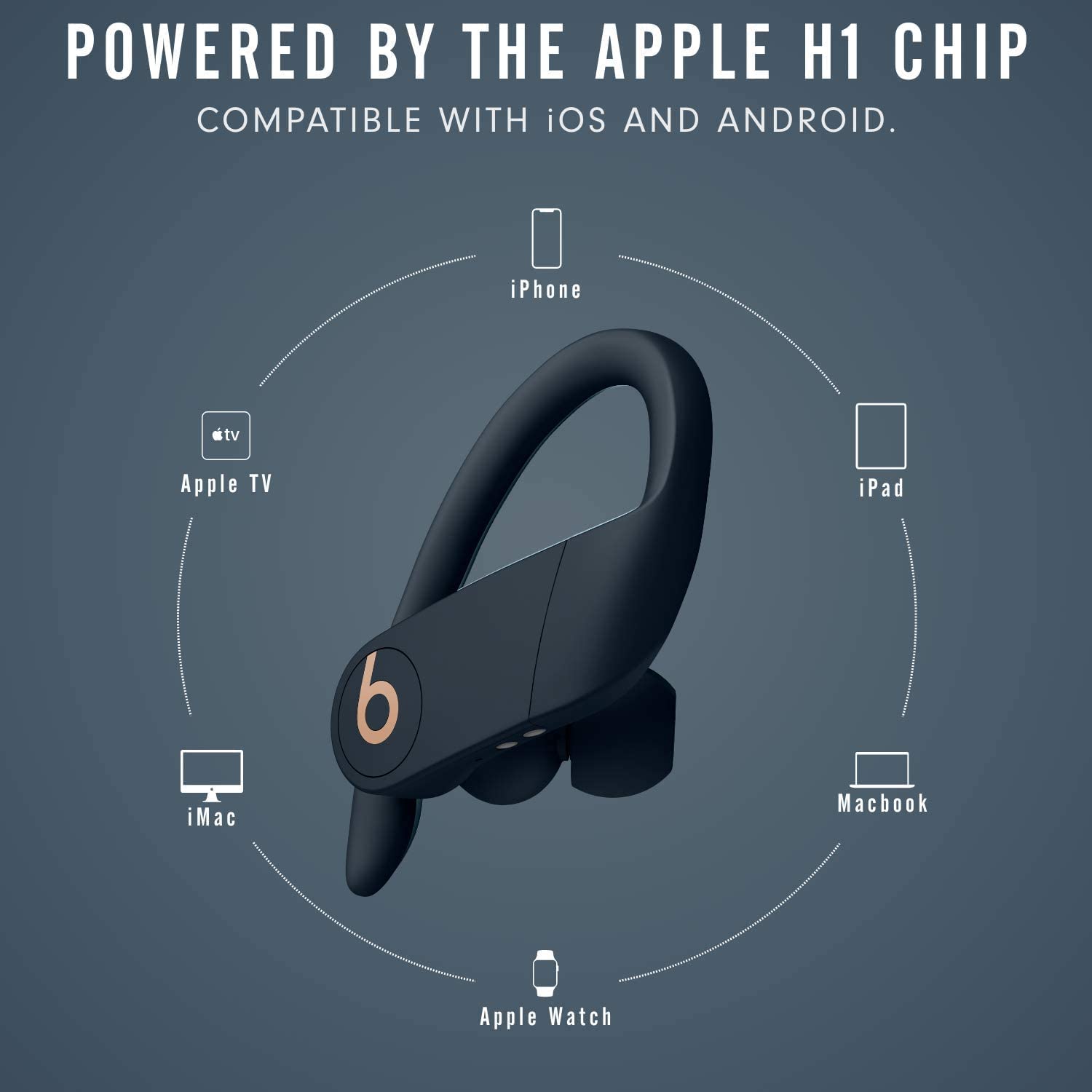 Beats_by_dre Beats Powerbeats Pro Wireless Earbuds - Class 1 in-Ear Bluetooth Headphones with Bonus Cleaning Cloth - (Black) (Renewed)