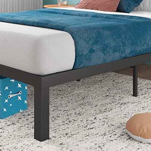 ZINUS Luis 14 Inch QuickLock Metal Platform Bed Frame / Mattress Foundation with Steel Slat Support / No Box Spring Needed / Easy Assembly, Queen