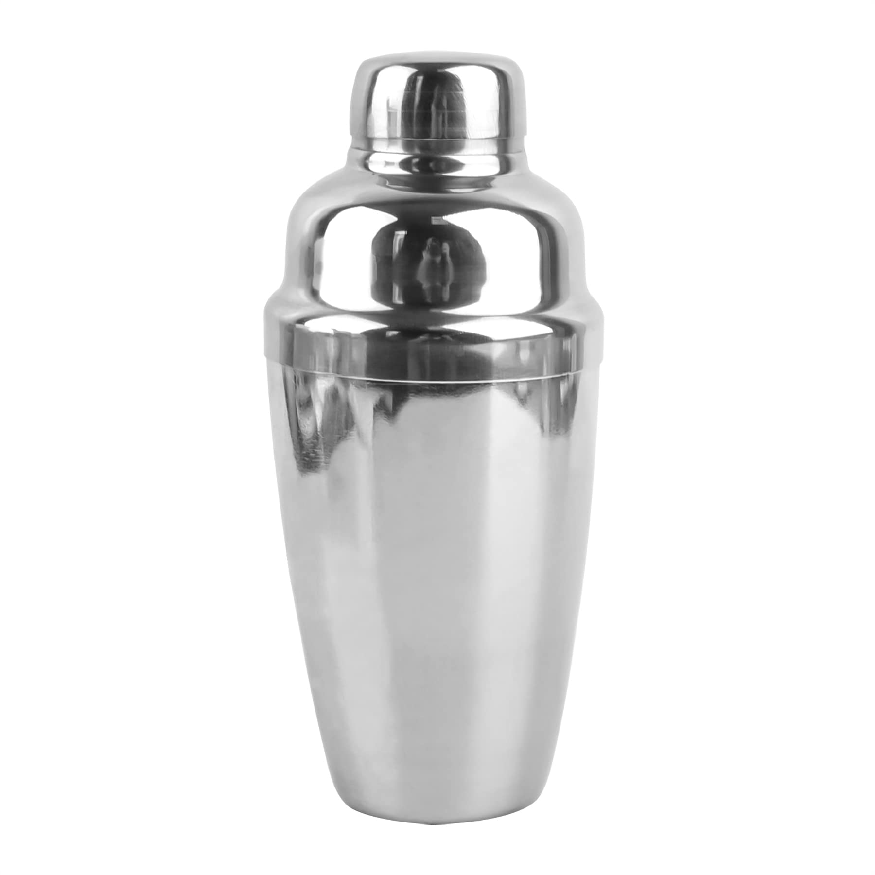 AUEAR, 12 oz/350ml Stainless Steel Cocktail Shaker Bottle Martini Shaker Drink Shaker with Built-in Strainer for Home Bar