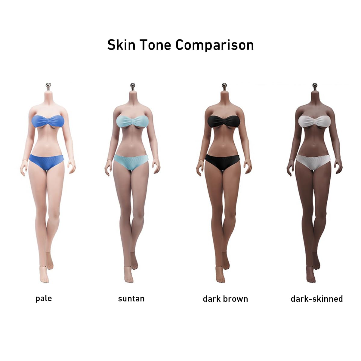 HiPlay TBLeague Seamless Action Figure Anime Body Type and Small Bust 1:6 Scale S45A(Suntan, Without Head)