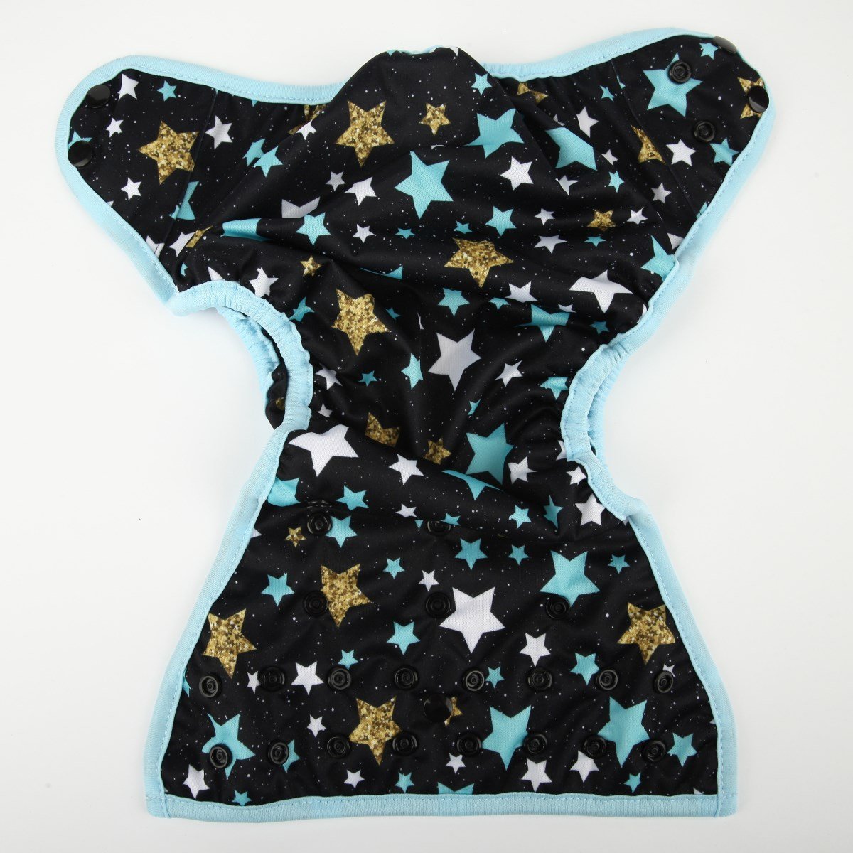 Sigzagor Baby Cloth Diaper Cover Nappy One Size 8lbs to 36lbs for Boys (Stars)