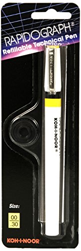 Koh-I-Noor Rapidograph Technical and Artist Pen, 30mm Nib, 1 Each (3165.ZZ)