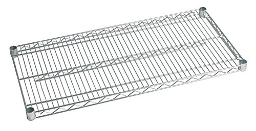 Omega 30" Deep x 60" Wide x 80" High 4 Tier Stainless Steel Wire Mobile Shelving Unit with 1200 lb Capacity