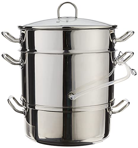 Norpro 619 Stainless Steel Steamer/Juicer, One Size, without Canning Kit