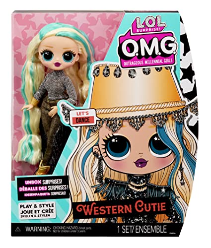 L.O.L. Surprise! O.M.G. Western Cutie Fashion Doll with Multiple Surprises and Fabulous Accessories β Great Gift for Kids Ages 4+