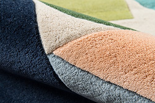 Novogratz Delmar Collection Wright Area Rug, Multicolor, 2'3" x 8'0" Runner, Size Mat for Living Room, Bedroom, Dining Room, Kitchen, Hallways, and Home Office