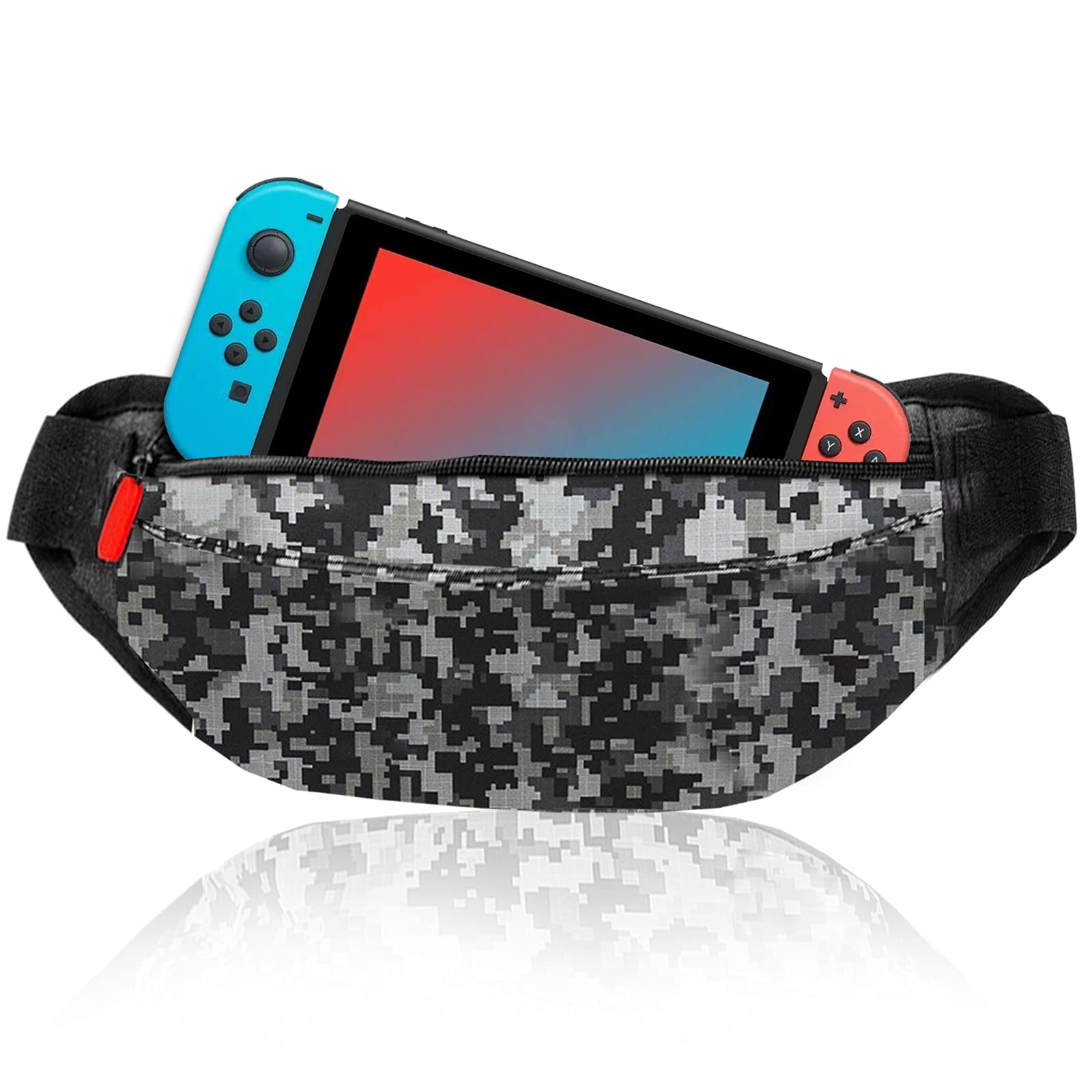 LYCEBELL Travel Bag for Nintendo Switch / Switch OLED, Switch Bag for Dock Console, Joy-Con, Phone and Switch Accessories, Sling Crossbody Switch Backpack for Men, Adults(only bag)