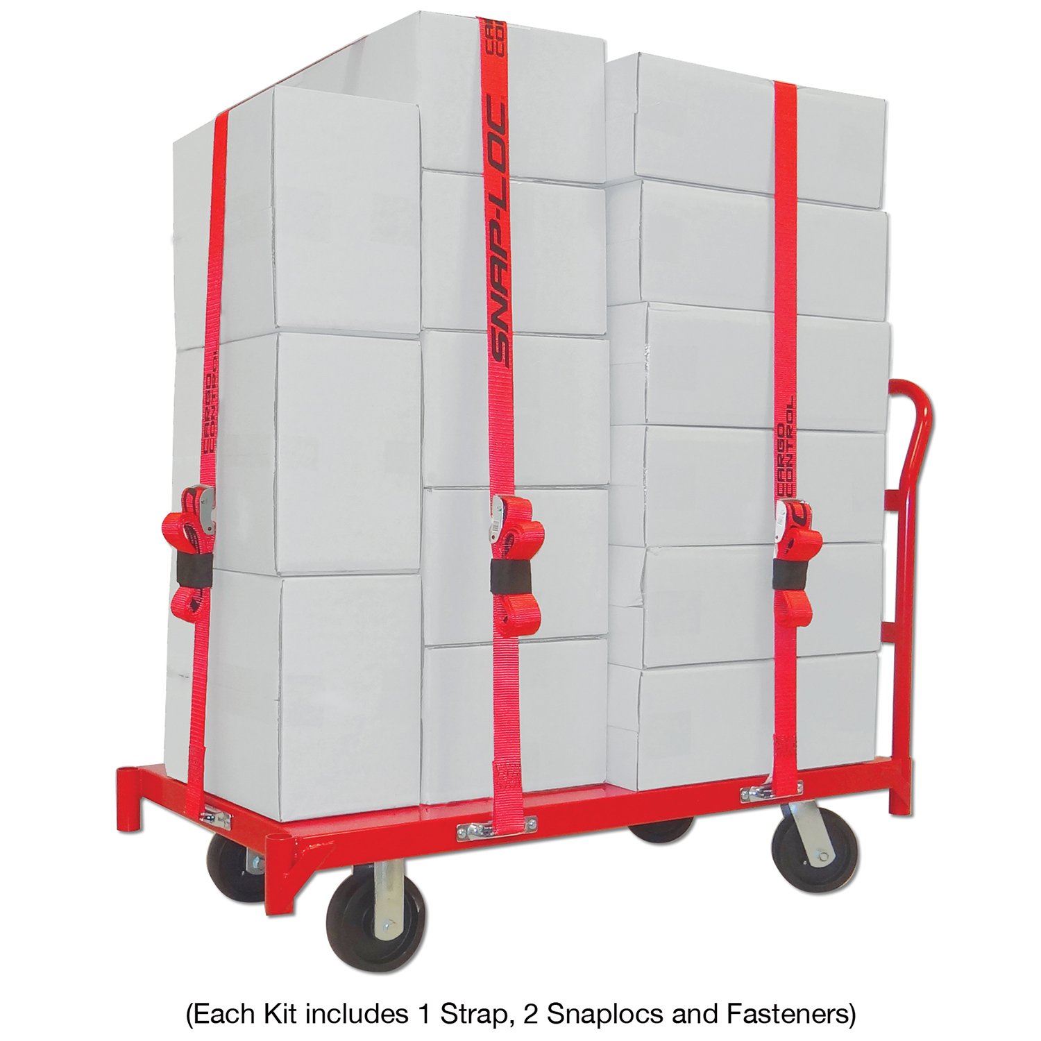 SNAPLOCS CART Strap Anchor KIT with 2"x16' CAM for Platform Trucks