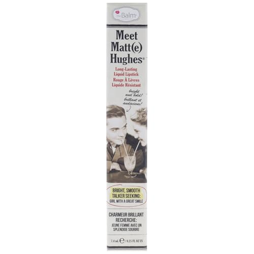 theBalm Meet Matt(e) Hughes Set of 6 Mini Long-Lasting Liquid Lipsticks, 0.04 Ounce (Pack of 6)
