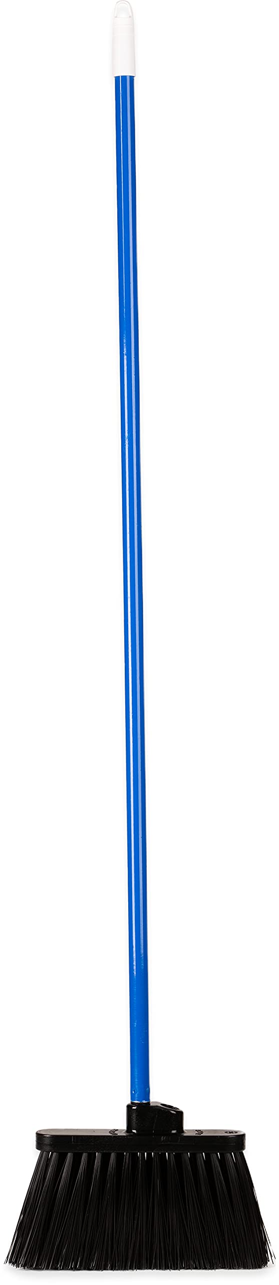 Carlisle FoodService Products CFS 3686403 Duo-Sweep Plastic Coated Metal Handle Wide Warehouse Broom, Synthetic Bristles, 5" Trim x 11" Width Bristle, 48" Overall Length, Black,(pack of 1)