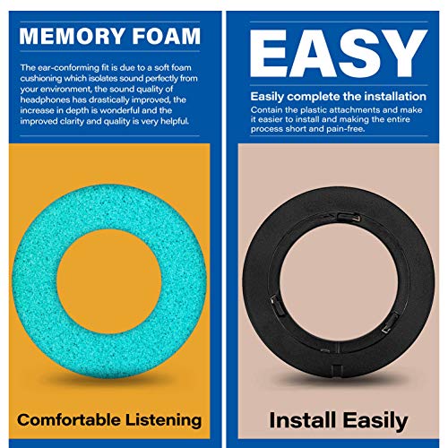 Earpads Compatible with Virtuoso RGB Wireless SE Gaming Headset - Memory Foam Earcups - Velour Ear Cushions I Black
